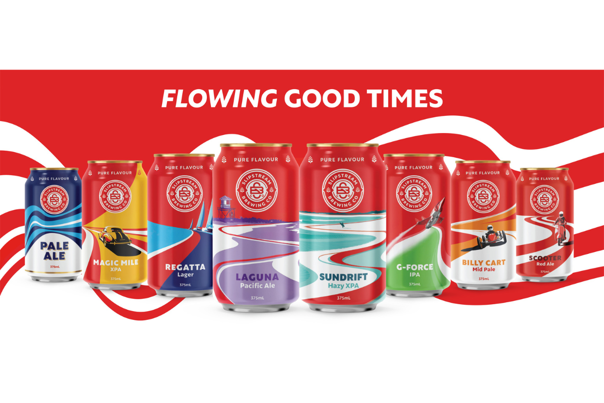 Slipstream Brewing unveils bold new packaging and updated Core Range beers